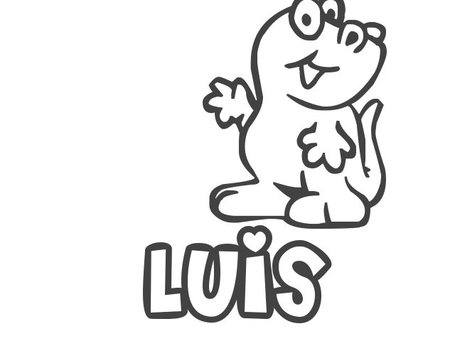 Colorir Luis Imprimir Dibujar Disney Laminas Atividades Leer Sketch ...