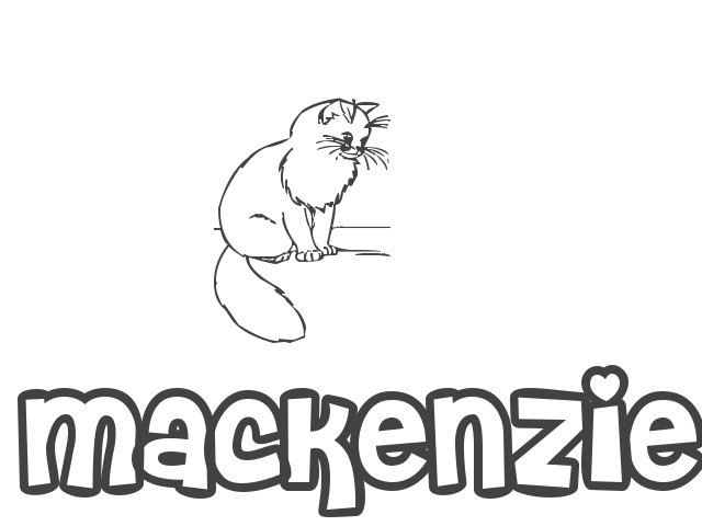 Mackenzie Name Designs Tattoo Handwritten Freenamedesigns Sketch ...