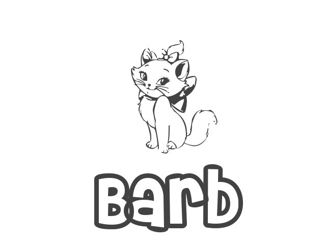 Nombre de Niña Barb, significado, origen y pronunciación de Barb ...