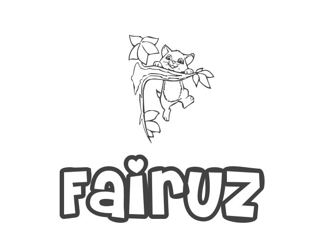 Fayrouz Coloring Pages