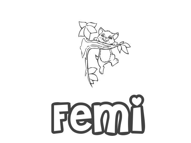 Nombre de Niña Femi, significado, origen y pronunciación de Femi ...